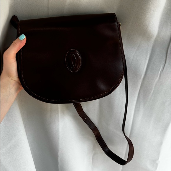 Cartier | Bags | Cartier Must Line Shoulder Bag With Box Dust Bag ...